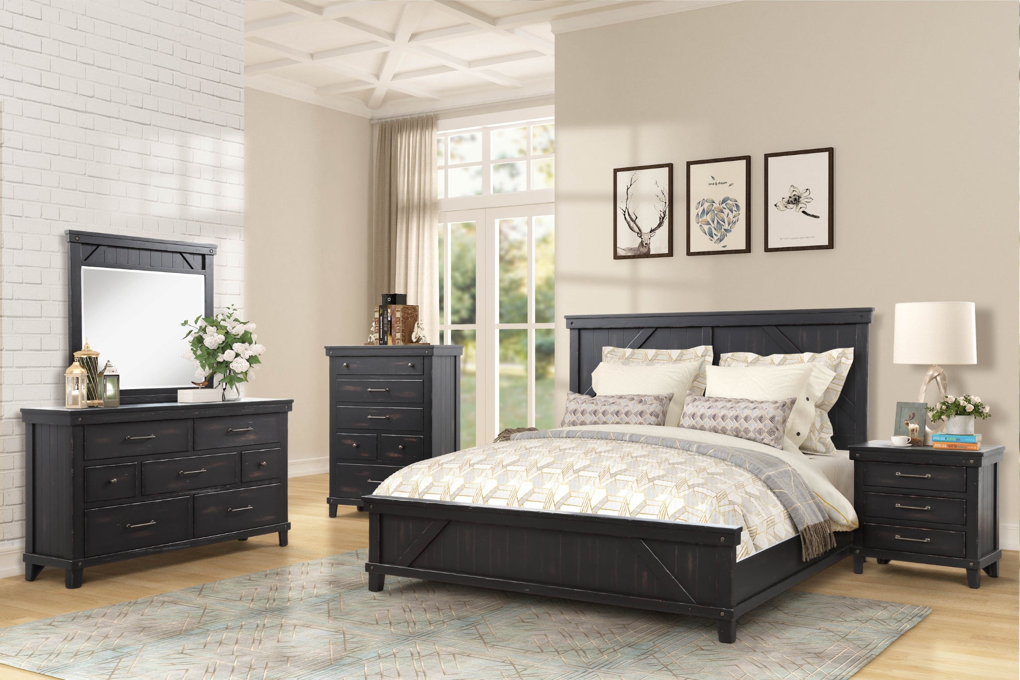 Spruce Creek Bedroom- Black – Bernards Furniture